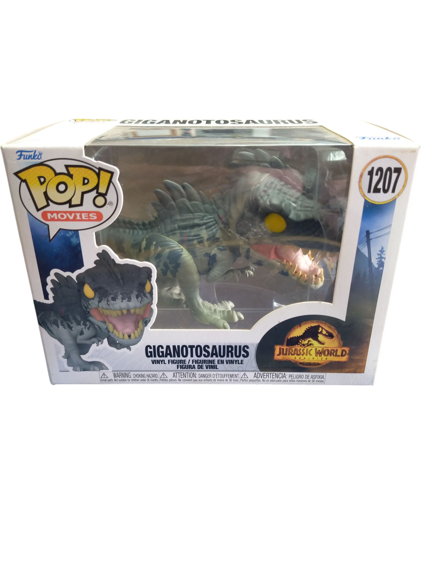 Used Funko POP #1207 Giganotosaurus - Jurassic World Dominion - Own4Less